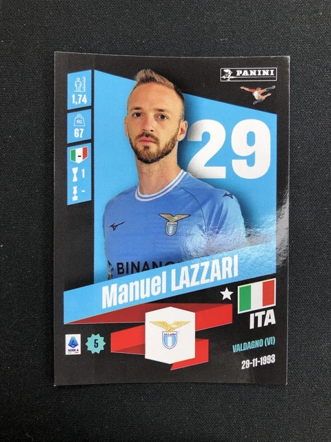 FIGURINE CALCIATORI PANINI 2022/2023 Manuel Lazzari N° 229 Lazio EUR 1,00 - PicClick FR
