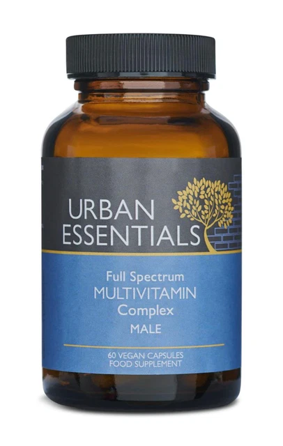 URBAN ESSENTIALS FULL Spectrum Multivitamin Complex Male 60's £21.50 ...