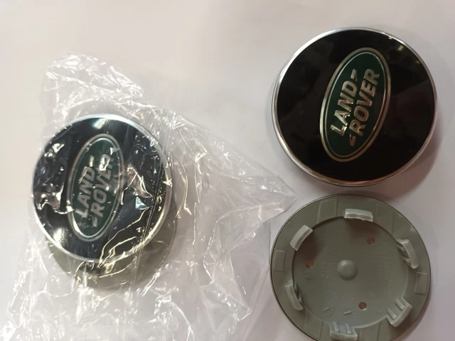 LAND ROVER RANGE Rover Wheel Centre Cap Black 63mm GENUINE PARTS 4x ...