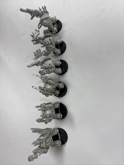 2ND EDITION CHAOS Space Marine Terminator Squad - Metal, Unpainted ...