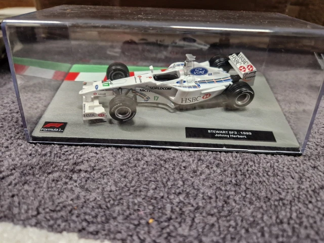 PANINI F1 CAR Collection 1/43 Scale Stewart SF3 by Johnny Herbert 1999 ...