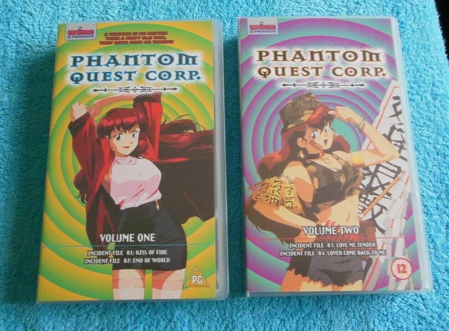 PHANTOM QUEST CORP Vol 1 & 2 videos Pioneer Anime £14.99 - PicClick UK
