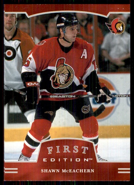 2002-03 BE A Player First Edition Shawn McEachern Ottawa Senators #125 ...