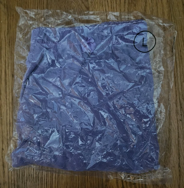 NEW RHONDA SHEAR Purple PinUp High Waisted Control Panty Brief Lace ...