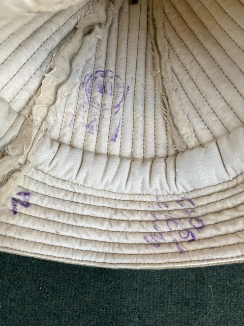 ORIGINAL WW2 BRITISH Indian Army Turban Kullah 'Cone' 1944 Dated SIZE ...