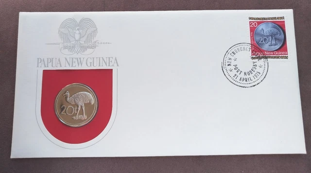 1975 PNG PAPUA New Guinea PNC with Proof 20 Toa coin $9.95 - PicClick AU