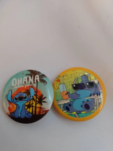 LILO & STITCH Disney Character 2 Button Badge Lapel Pins £7.78 ...