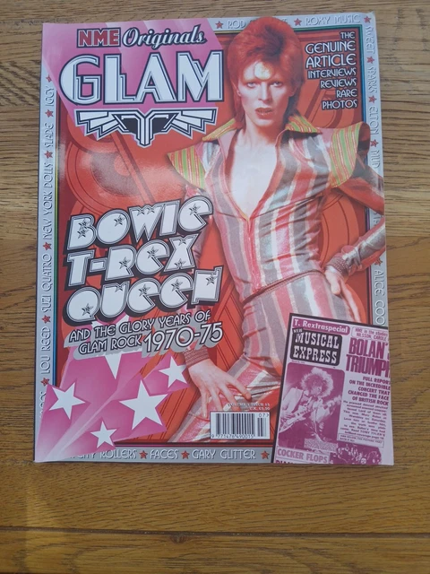 NME ORIGINALS GLAM: Bowie, T-Rex, Queen the Glory Years of Glam Rock ...
