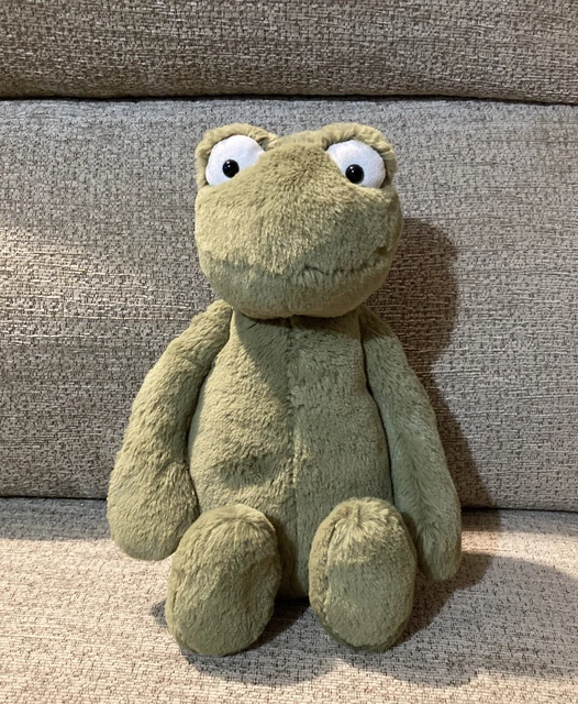 JELLYCAT MEDIUM BASHFUL Frog Plush Soft Toy Rare Retired £105.00 ...