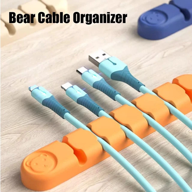 SELF-ADHESIVE ADHESIVE CABLE Holder Clips Multi-function Wire Winder $6 ...