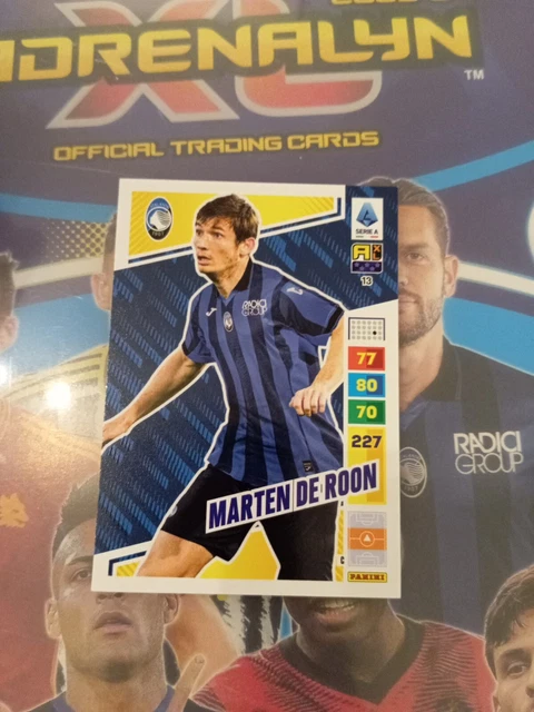 PANINI CALCIATORI ADRENALYN 2023-24 2024 CARD N.13 DE ROON Atalanta EUR ...