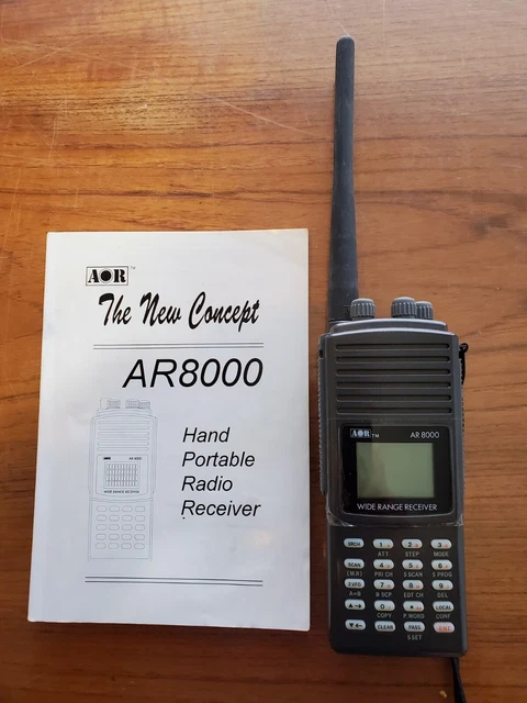 AOR AR8000 RICEVITORE BANDA LARGA con manuale EUR 147,60 - PicClick IT
