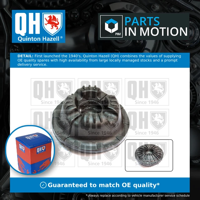 TOP STRUT MOUNTING fits AUDI A6 C7 3.0 Front 10 to 18 QH 8E0412377 ...