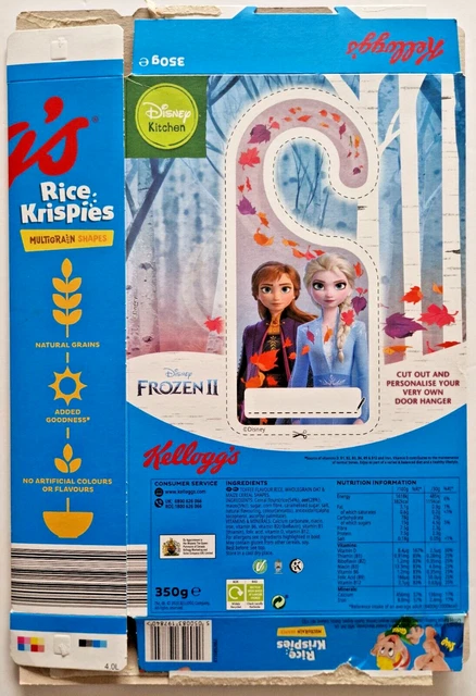 2020 KELLOGGS CEREAL Rice Krispies Frozen 2 Bookmark Packet £9.99 ...