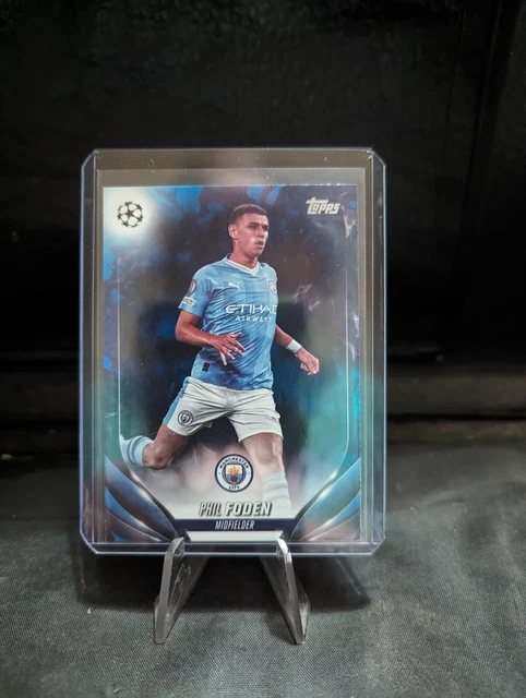 PHIL FODEN 2023 2024 Topps UEFA Club Competitions Bleu Inferno /125 EUR ... PHIL FODEN 2023 2024 Topps UEFA Club Competitions Bleu Inferno /125 EUR ...