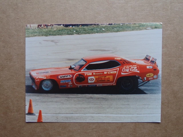 1970S NHRA DRAG Racing-TOM "Mongoose" McEwen-1973 Duster Blown Nitro ...