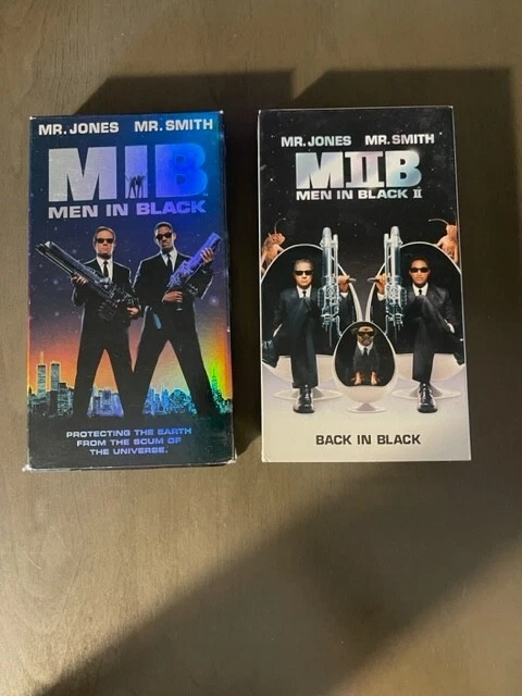 MEN IN BLACK/MEN in Black II (VHS, 2002, 2-Tape) £5.59 - PicClick UK