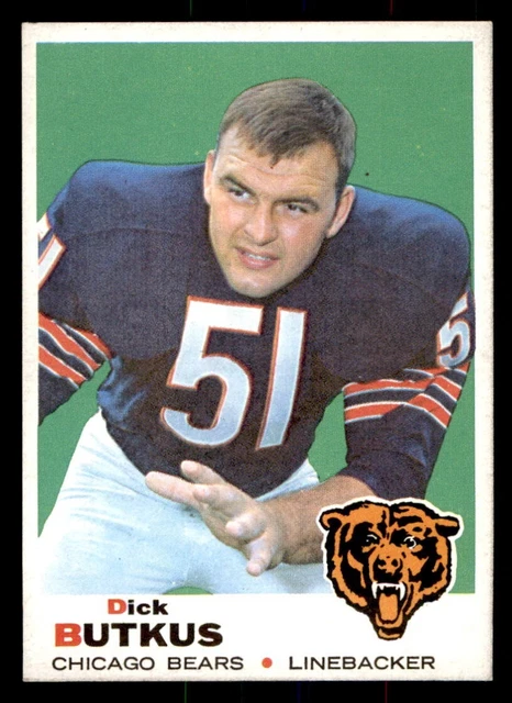 1969 TOPPS FOOTBALL #139 Dick Butkus EX/MT *d2 $82.73 - PicClick CA