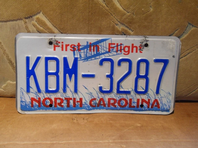 2020 NORTH CAROLINA Nc Stamped License Plate # Kbm-3287 Original First ...