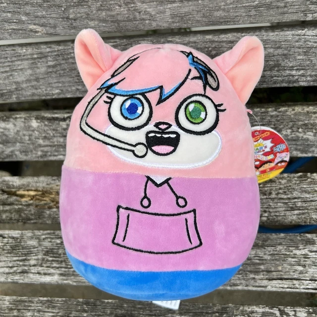 SQUISHMALLOWS ALPHA LEXA Pink Cat Ryans World Kellytoy Soft Plush Toy ...
