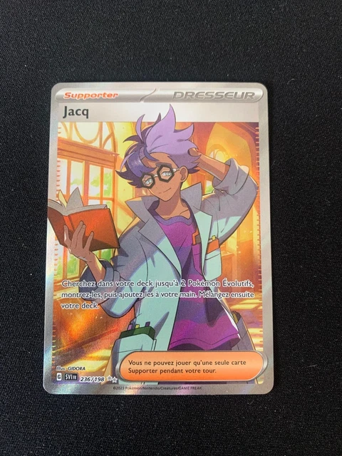 CARTE POKEMON JACQ Full Art Ecarlate & Violet 236/198 SV1 Fr EUR 11,00 ...