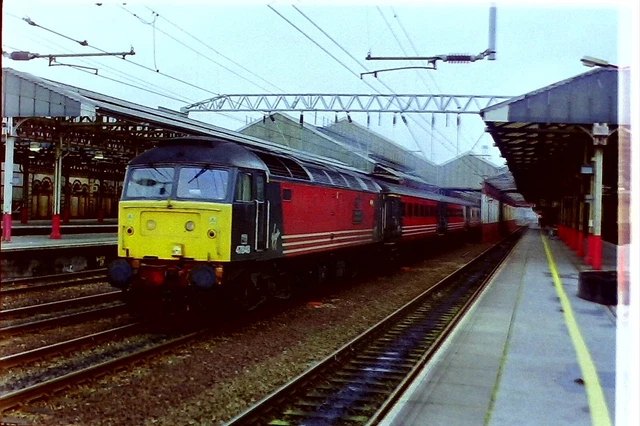 35MM RAILWAY COLOUR Negative Class 47 848 at Crewe £1.95 - PicClick UK