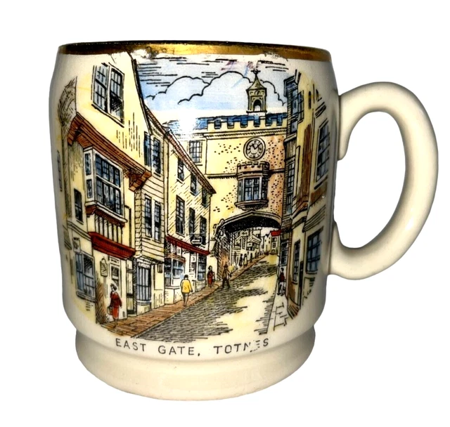 BUCKFAST POTTERIES DEVON Looe Mug East Gate. Totnes $15.00 - PicClick AU