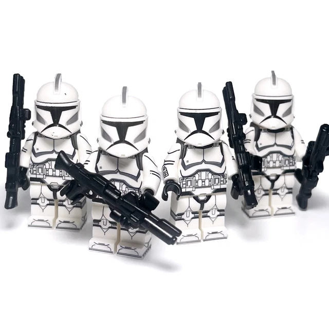 PHASE 1 CUSTOM Lego Minifigures Star Wars Phase 1 White Clone Trooper ...