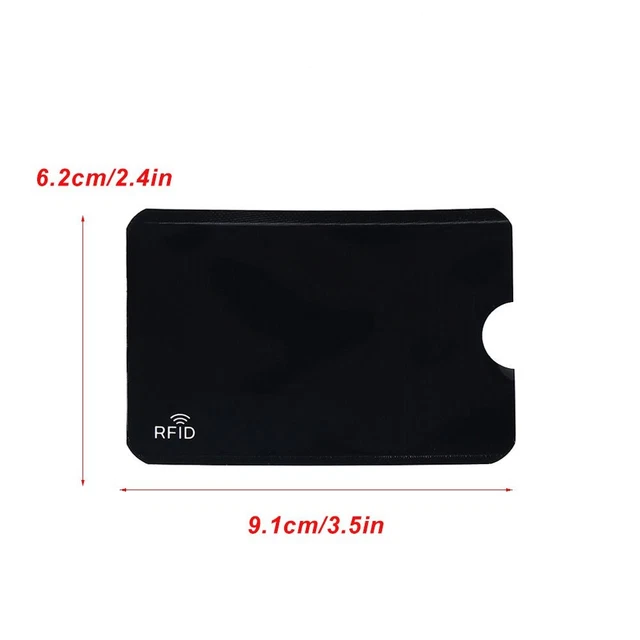 SAFETY PROTECT CASE Cover Bank Anti Thief Rfid Card Holder Blocking ...