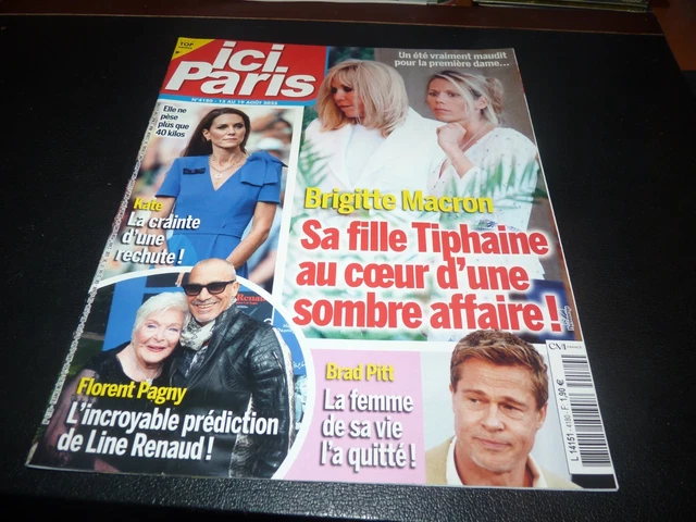 REVUE &ICI PARIS N°4180 - 2025" Brigitte MACRON, Florent PAGNY, Brad PITT EUR 3,95 - PicClick FR