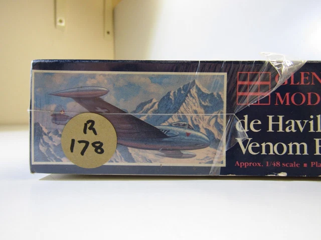 GLENCOE MODELS 1:48 Scale de Havilland Venom FB.1 Model Kit # 05108 ...