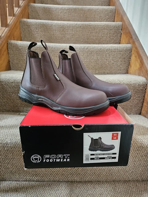 NEW ** STEEL Toe Cap Work Dealer Boots Mens Size 11 £29.00 - PicClick UK