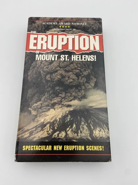 THE ERUPTION OF Mount St. Helens (VHS) Documentary Educational Robert ...