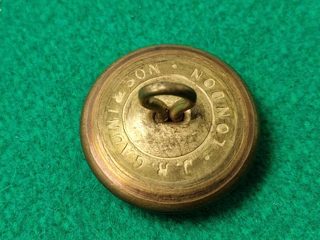 VINTAGE WW2 ROYAL Indian Army Service Corps Military Uniform Button JR ...