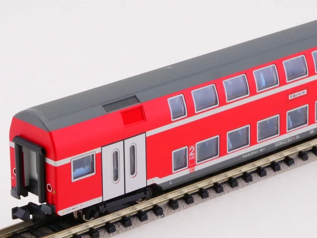 MINITRIX 11478 DOUBLE-DECKER Car 2Nd Class RE Munich KKK Mint! 1706-04 ...