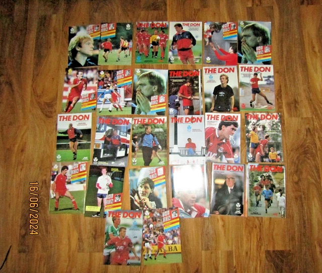 26 X ABERDEEN 1987 Football Programmes Matchday Magazines The Don £24. ...