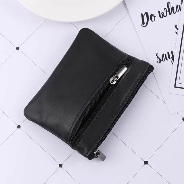 PORTAFOGLIO TASCABILE DONNA Piccoli Portafogli Uomo Miss Moneta Nappa ...