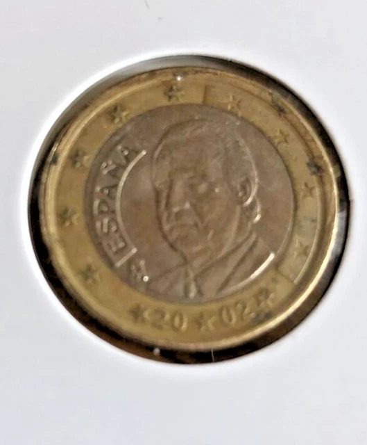 SPAIN 2002 XF-40 Bi-Metallic 1 Euro Coin $2.00 - PicClick CA