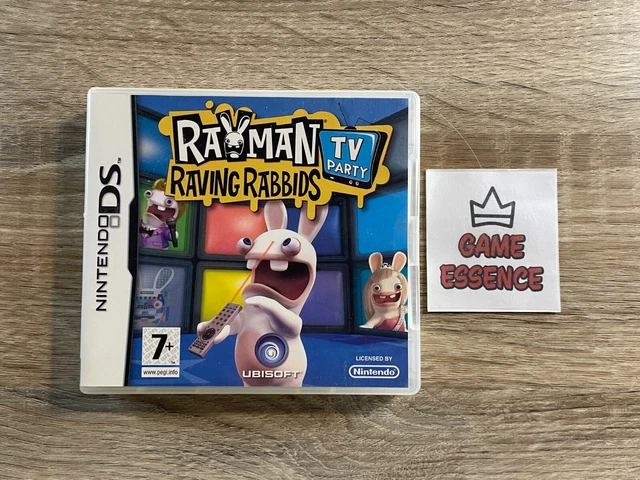 RAYMAN RAVING RABBIDS TV Party Nintendo DS Sans Notice PAL UK New 3DS ...