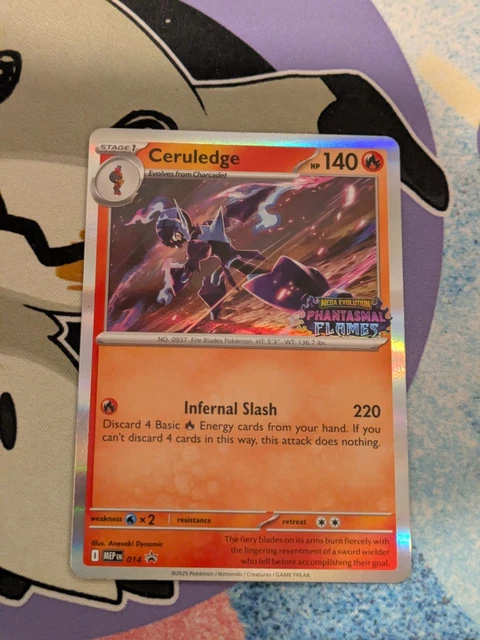 POKÉMON TCG CERULEDGE Phantasmal Flames Pre Release Promo £12.99 ...