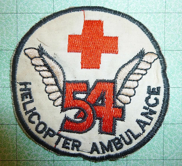 PATCH - 54TH Medical Det - Dustoff Medevac - Heli Ambulance - Vietnam ...