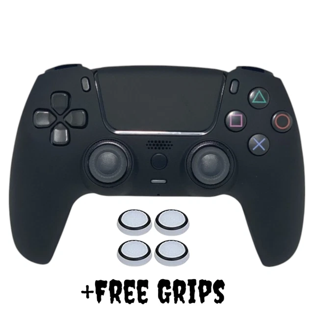 CUSTOM PS5 DUALSENSE Controller – PS2 Black Retro Sony Style – Rare ...