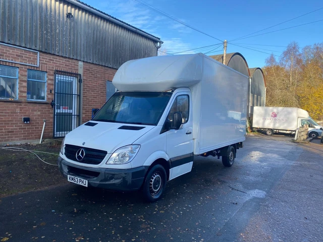 MERCEDES LUTON VAN 2013 Sprinter 313 LWB CDI Euro 5 Box Van 2.2 Turbo £ ...