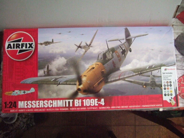 1 24 MASSSTAB Airfix Messerschmitt Bf 109E KIT A50176 EUR 92,26 - PicClick DE