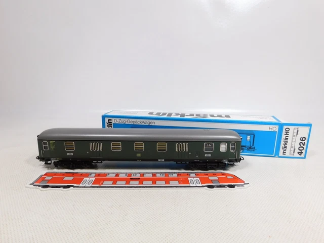 EC810-0, 5 #MÄRKLIN H0 AC 4026 Tin D Train - Trolley Pw4ym 112401 DB ...