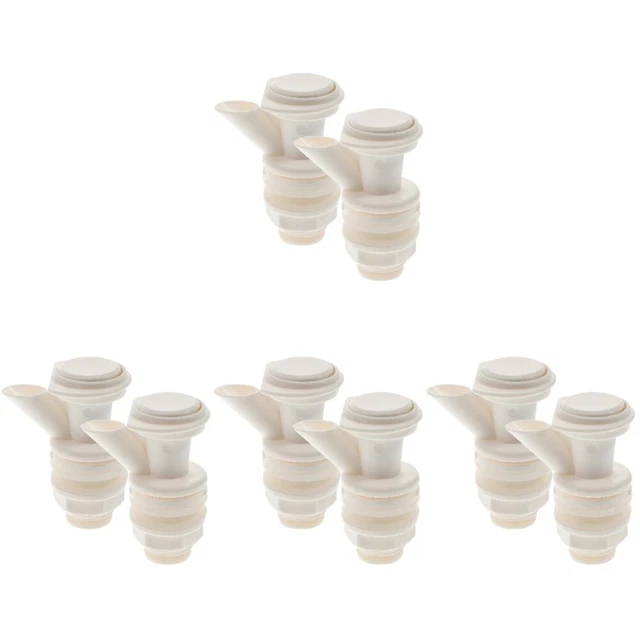4 COUNT PUSH Button Cooler Water Jug Spigot Taps for Dispenser £17.49 ...