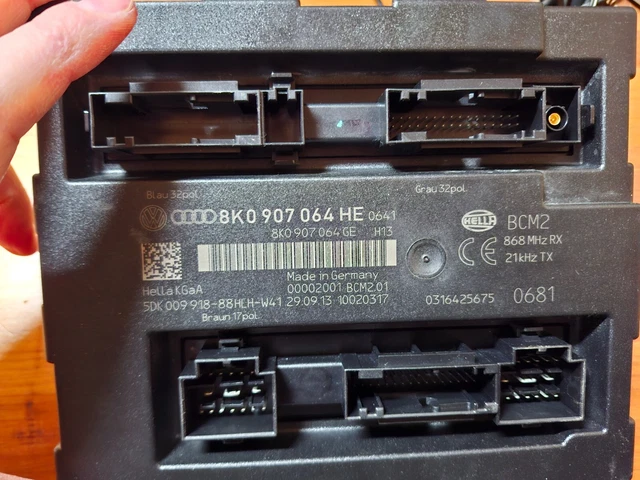 UNITÀ DI CONTROLLO BCM Comfort Centralina Cablaggio Audi A4 8K A5 8T ...