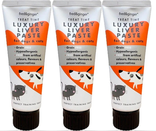 LIVER PASTE TUBES for Dogs and Cats 75G [Pack of 3] Grain Free ...