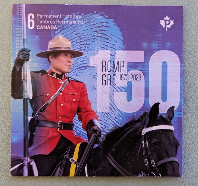 2023 CANADA RCMP Booklet Six Stamps 150 Years of Royal Canadian Mounted ...