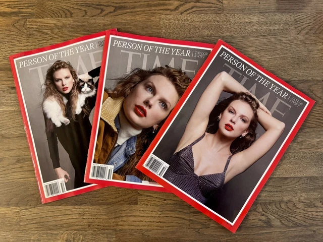 TAYLOR SWIFT 2023 Time Magazine Person Of The YEAR - All 3 Covers US ...